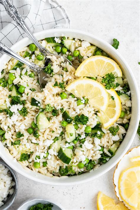 Gumbo Lemon Orzo Salad