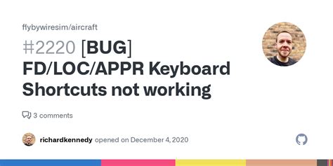 Bug Fdlocappr Keyboard Shortcuts Not Working · Issue 2220 · Flybywiresimaircraft · Github