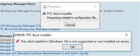 Solved Ptc Wgm Fails To Install On Windows10 After Cps17 Ptc