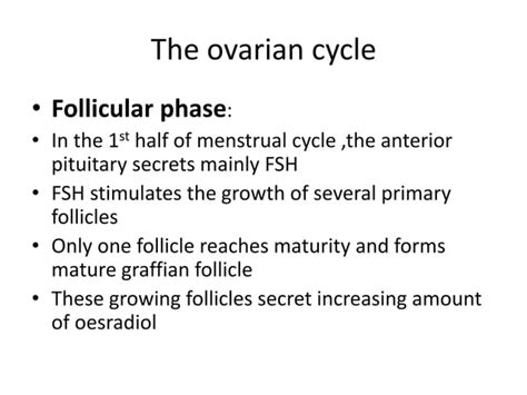 Physiology Of Menstruation Ppt