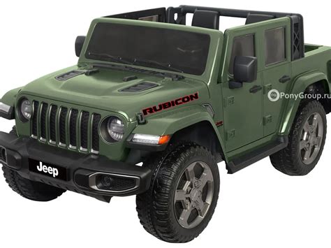 Детский электромобиль JEEP GLADIATOR RUBICON 4x4 6768R двухместный ...