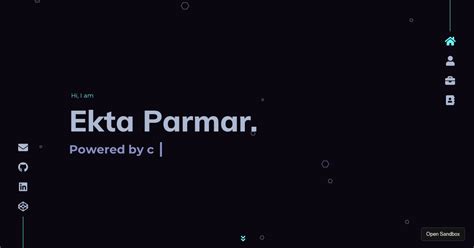 Portfolio Codesandbox