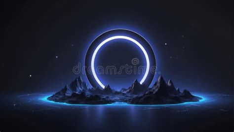Stellar Symphony Dark Mode Eclipse Charm AI Generate Stock Illustration Illustration Of