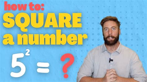 What Is Squaring A Number How To Square A Number EASILY YouTube