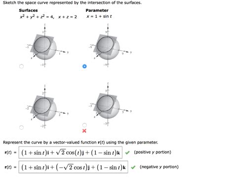 Solved Sketch The Space Curve Represented By The