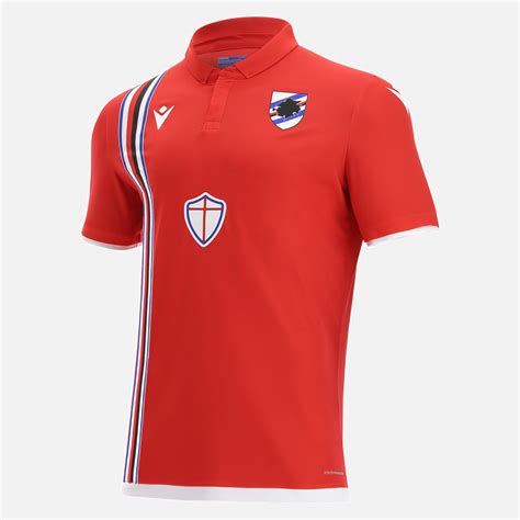 La Sampdoria Dévoile Ses Maillots 2021 2022 Avec Macron Footpack