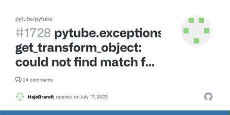 Pytubeexceptionsregexmatcherror Gettransformobject Could Not Find