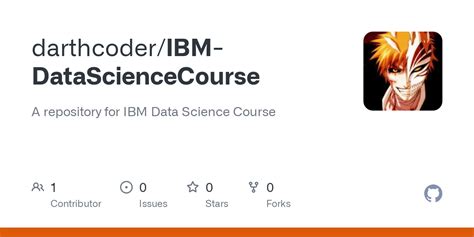 Github Darthcoderibm Datasciencecourse A Repository For Ibm Data