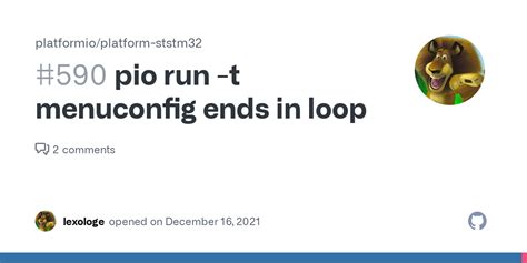 Pio Run T Menuconfig Ends In Loop Issue Platformio Platform Ststm Github