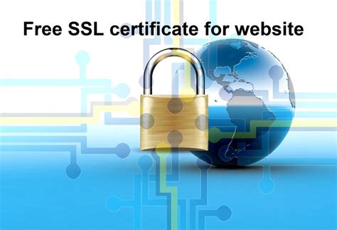 free ssl certificate for your website