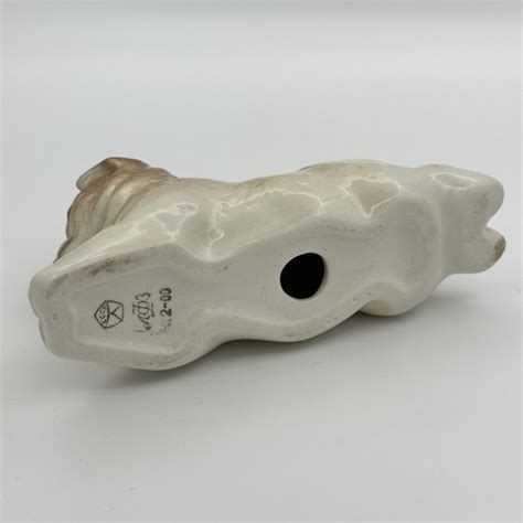 Статуэтка Чау чау скульптор П П Веселов фарфор аэрография Ленинградский фарфоровый завод