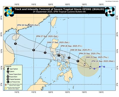 Go Bagyong Opong Update Severe Tropical Storm—posibleng Itaas Sa