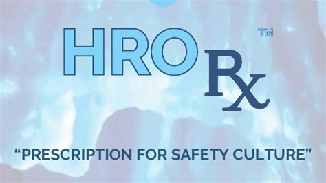 What Constitutes A High Reliability Organization Hro