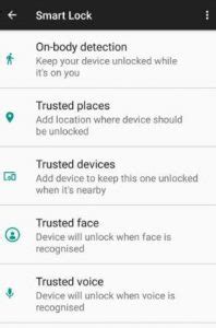 How To Use Smart Lock On OnePlus 5T Trusted Face Trusted Device