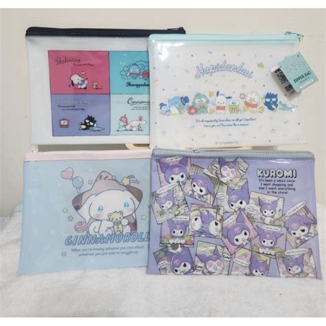 日本 大創daiso 三麗鷗 小物收納包 Sanrio 角色 拉鏈 化妝包 收納小包 旅行 隨身資料袋 酷洛米 漢頓耳狗 蝦皮購物
