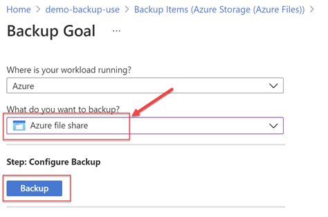 Azure Backup Configuring Azure Backup For Azure File Shares Harvesting Clouds