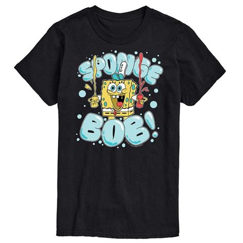 Mens Nickelodeon Spongebob Squarepants Bubble Graphic Tee Graphic Tees Nickelodeon Spongebob