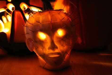 Halloween Hellraiser Pinhead Pumpkin Carving Carved By Patrick Hevesi