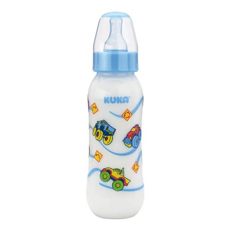 Mamadeira Kuka Natural Color Azul 250ml Preço Popular