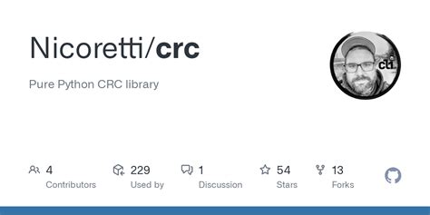 Crc Src Crc Crc Py At Master Nicoretti Crc Github