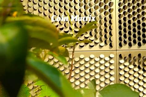 Axes In Excess Circular Coin Matrix Discover Parametric Coin Façade