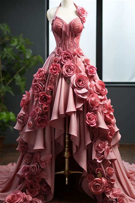 Dress With Roses ドレス ファンタジードレス 美しい服