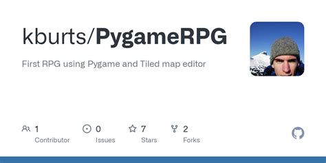 Github Kburts Pygamerpg First Rpg Using Pygame And Tiled Map Editor