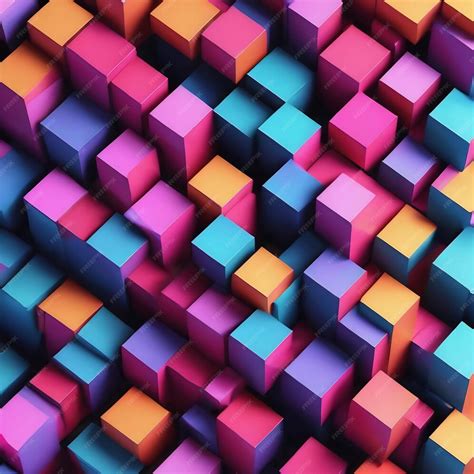Premium Photo Creative Geometric 3d Texture Background Design