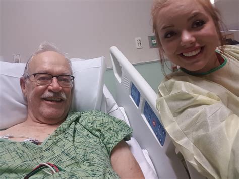 Grandpa Is Spending This Christmas In The Hospital Definitely Worth The 1 Hour Commute To The