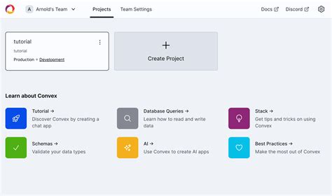 Dashboard Convex Developer Hub Dashboard Convex Developer Hub