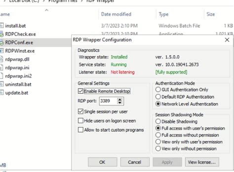 Rdwrap Ini For Version Issue Stascorp Rdpwrap Github