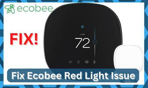 6 Ways To Fix Ecobee Red Light Issue DIY Smart Home Hub