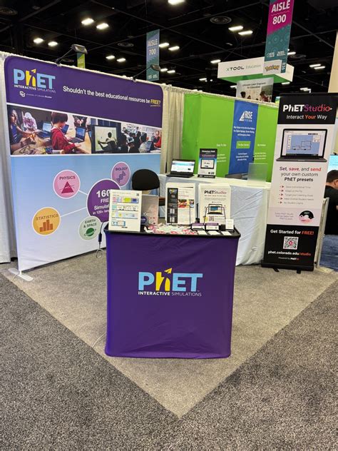 Come Say Hi To The Phet Team At Iste 2025 Phet Interactive Simulations University Of