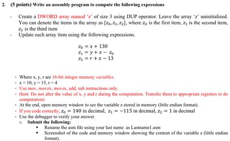 Solved 1 5 Points Implement The Following Expression In