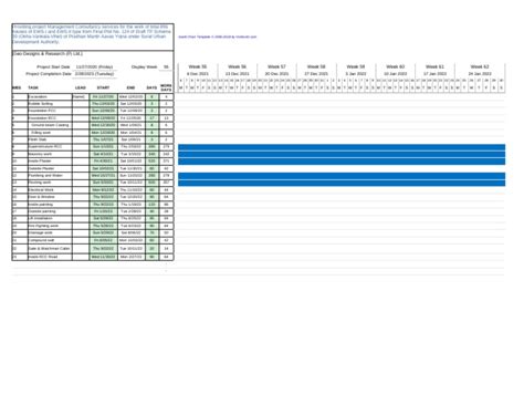Gantt Chart L Pdf Architectural Elements Building Engineering