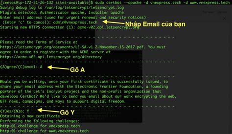 Hướng dẫn cài đặt chứng chỉ Let s Encrypt miễn phí trên Apache trong CentOS CloudZone Support