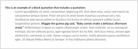 Block Quotations Part 2 How To Format Block Quotations