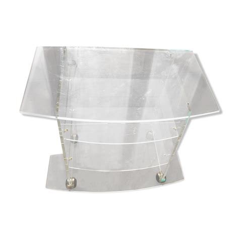 Meuble Tv En Plexiglass David Lange Les Invisibles Du Marais Selency