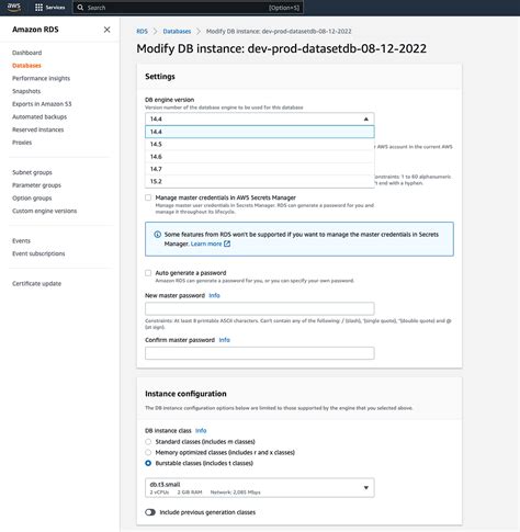 Upgrading Aws Rds Postgresql Engine Version From 10xx To 14xx By