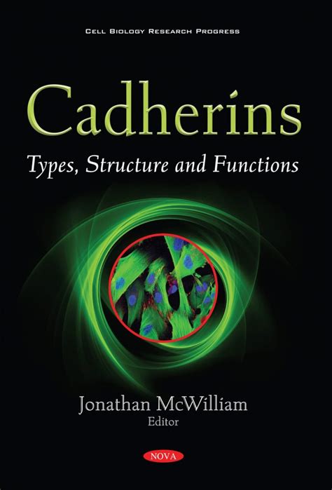 Cadherins Types Structure And Functions Nova Science Publishers