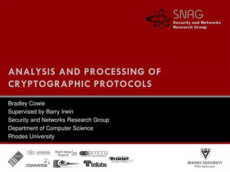 Ppt Analysis And Processing Of Cryptographic Protocols Powerpoint