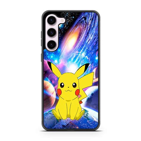 Pikachu Pokemon Space Galaxy Nebula Samsung Galaxy S23 Series Case