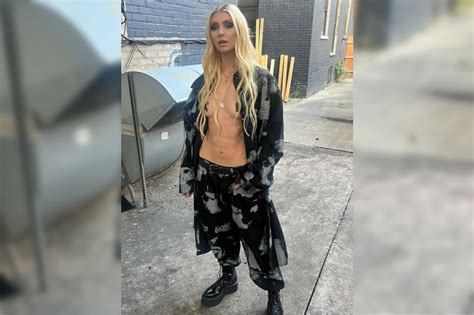 Taylor Momsen Rocks Black Tape Nothing Else At Fashion Week