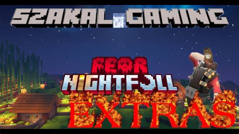 Nocne Granie Szakali Minecraft Fear Nightfall Extras Youtube