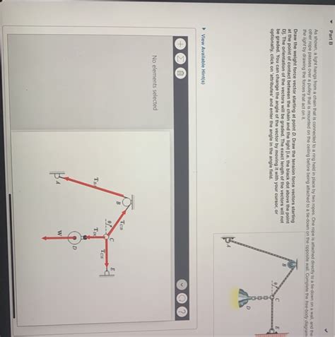 Solved Part B As Shown A Light Hangs From A Chain That Is Chegg Com