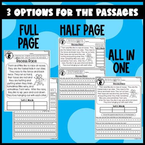 Soft C And Soft G Passages Made By Teachers
