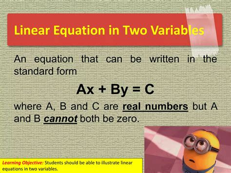 Linear Equations In Two Variables Pdf