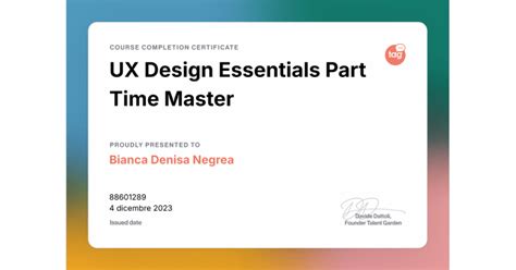 Bianca Negrea On Linkedin Ux Design Essentials Part Time Master • Bianca Denisa Negrea • Talent
