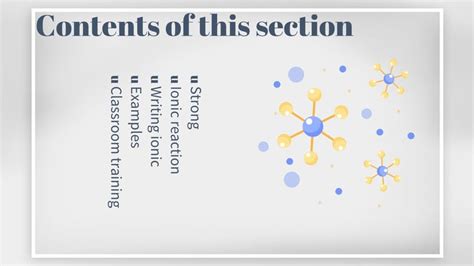 Pep Compulsory Course 1 Chemical Ion Reaction Google Slides Theme And Powerpoint Template