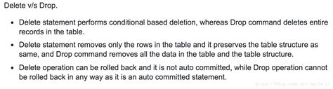 Sql表中drop Table和delete Table的区别 Csdn博客